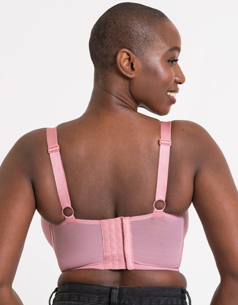Curvy Kate Storm Scooped Longline Balcony Bra Dusky Rose Pink – Brastop UK