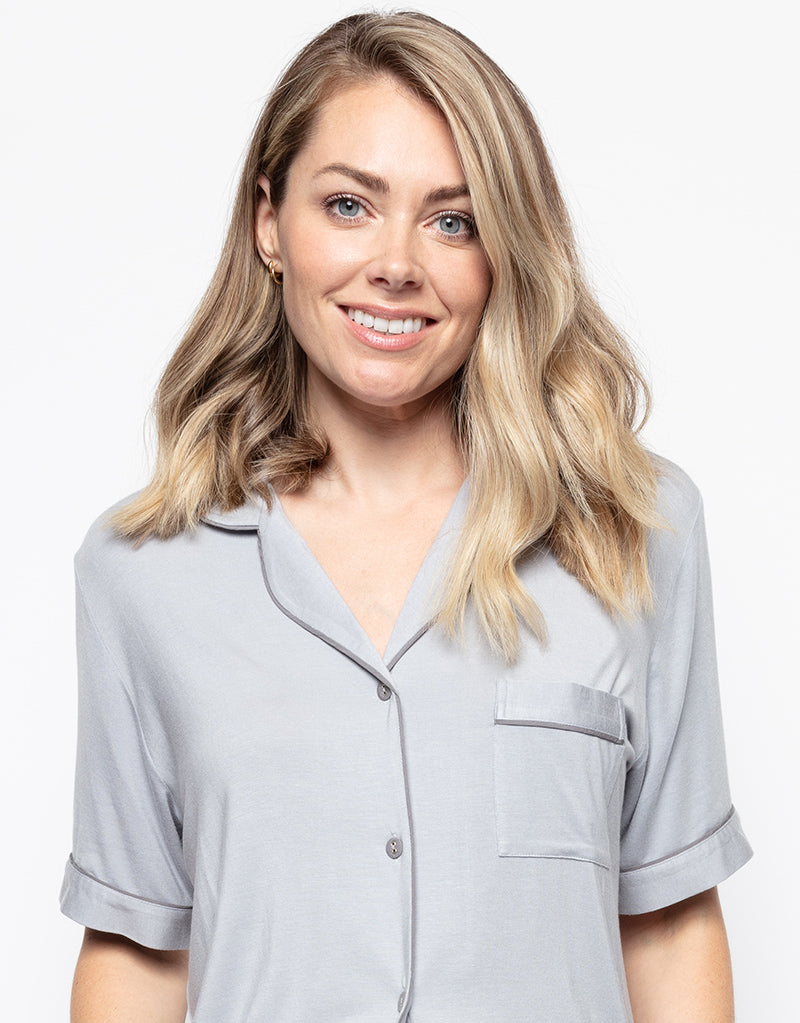 Cyberjammies Carly Pyjama Top Silver – Brastop UK