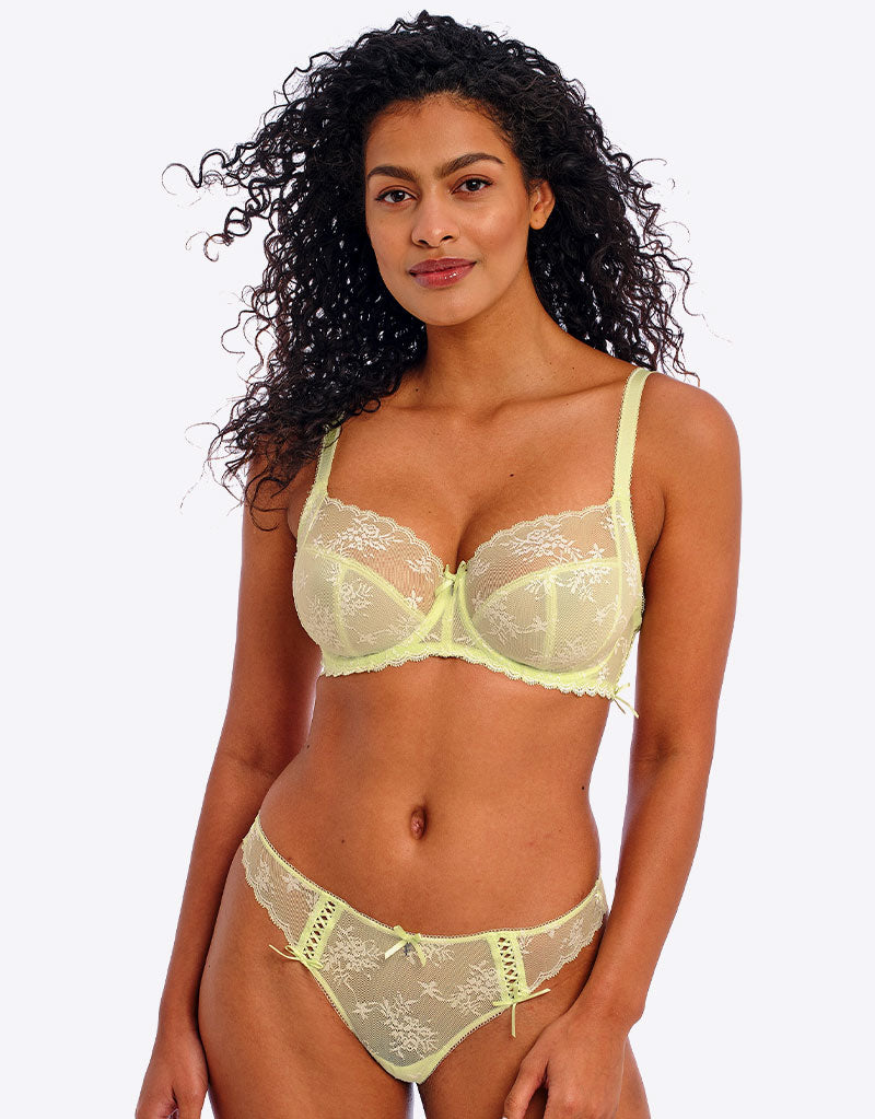 Freya Offbeat Decadence Side Support Bra Key Lime Green – Brastop UK