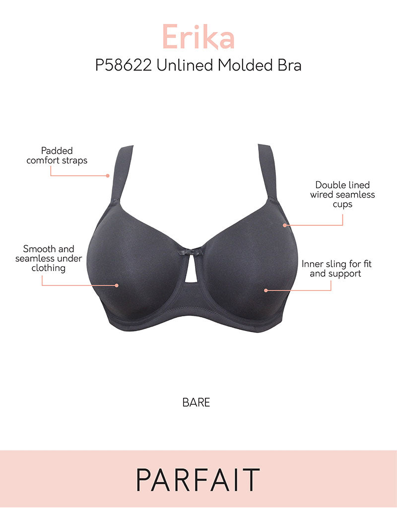 Parfait Erika Moulded Full Cup T Shirt Bra Black – Brastop UK