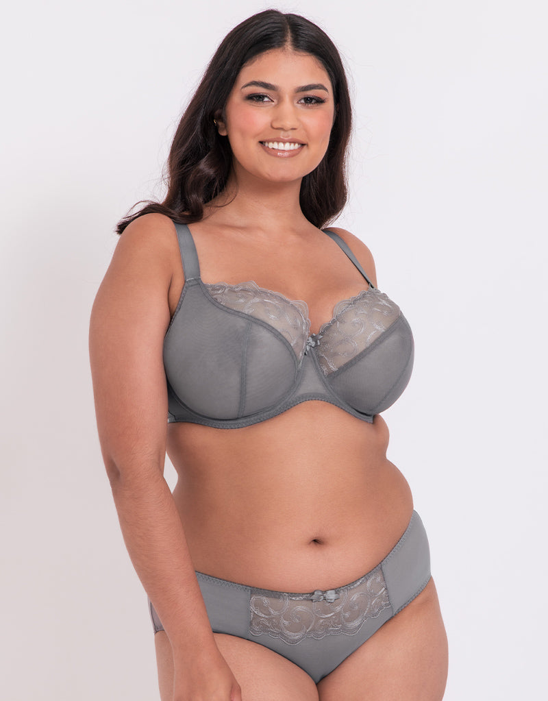 Flirtelle Alice Balcony Bra Silver Brastop Uk