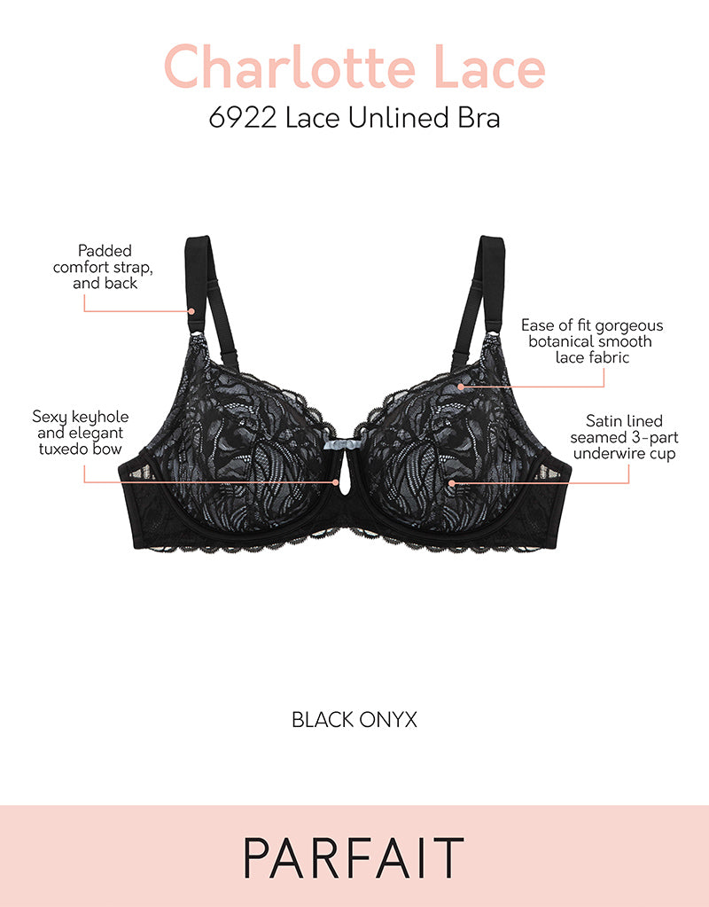 Parfait Charlotte Lace Full Cup Bra Black Onyx – Brastop UK