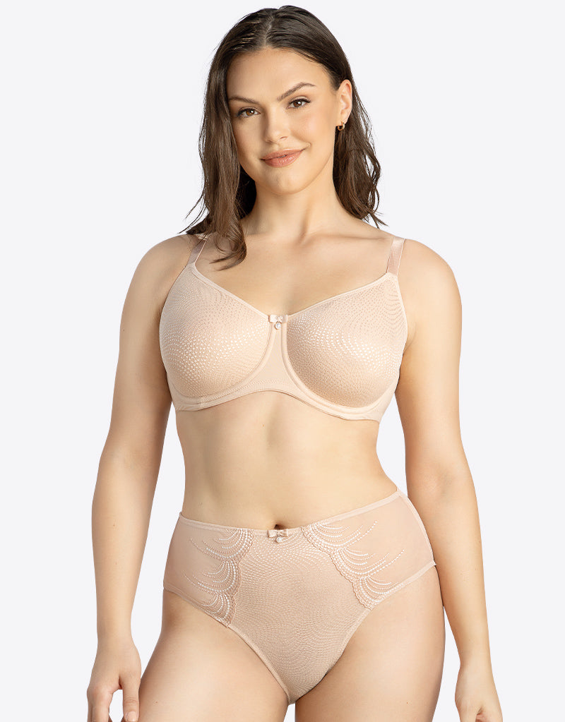 Parfait Pearl Unlined Seamless Minimizer Bra Cameo Rose – Brastop UK