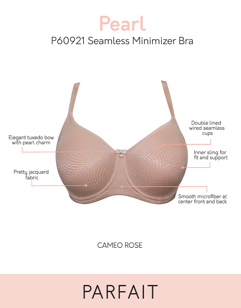 Parfait Pearl Unlined Seamless Minimizer Bra Cameo Rose – Brastop UK